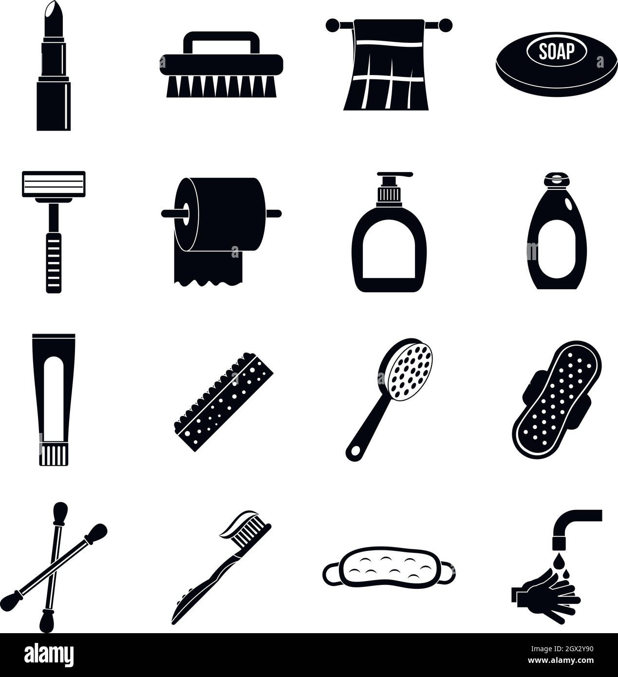 Antiseptic soap icon simple Stock Vector Images - Alamy