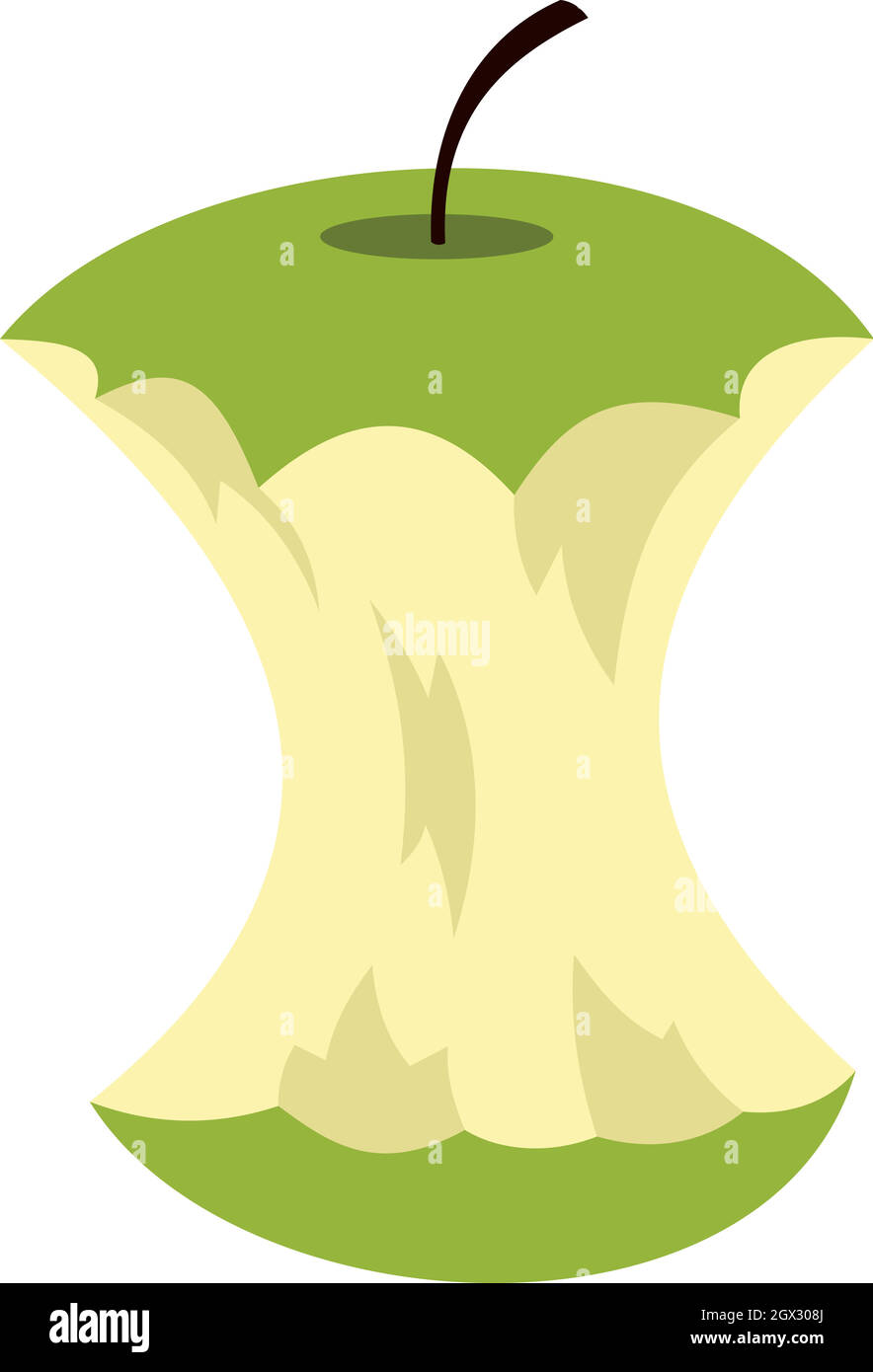 Apple core logo hi-res stock photography and images - Alamy