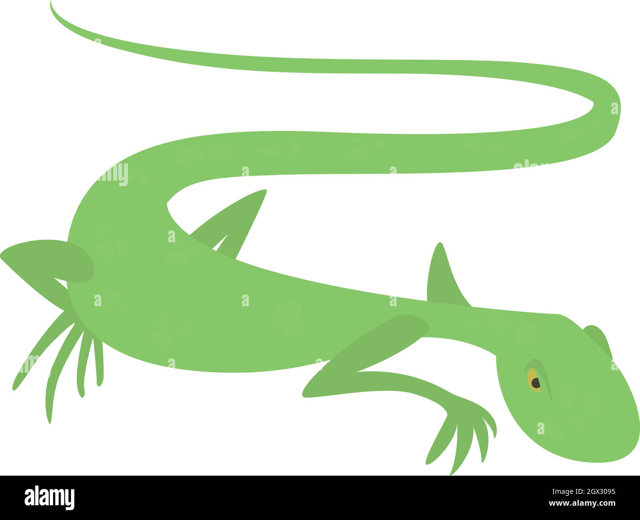 Brisk lizard icon, cartoon style Stock Vector Image & Art - Alamy