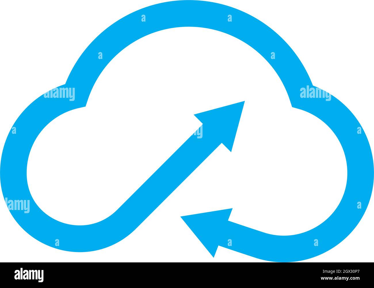 cloud vector logo template design vector Stock Vector Image & Art - Alamy