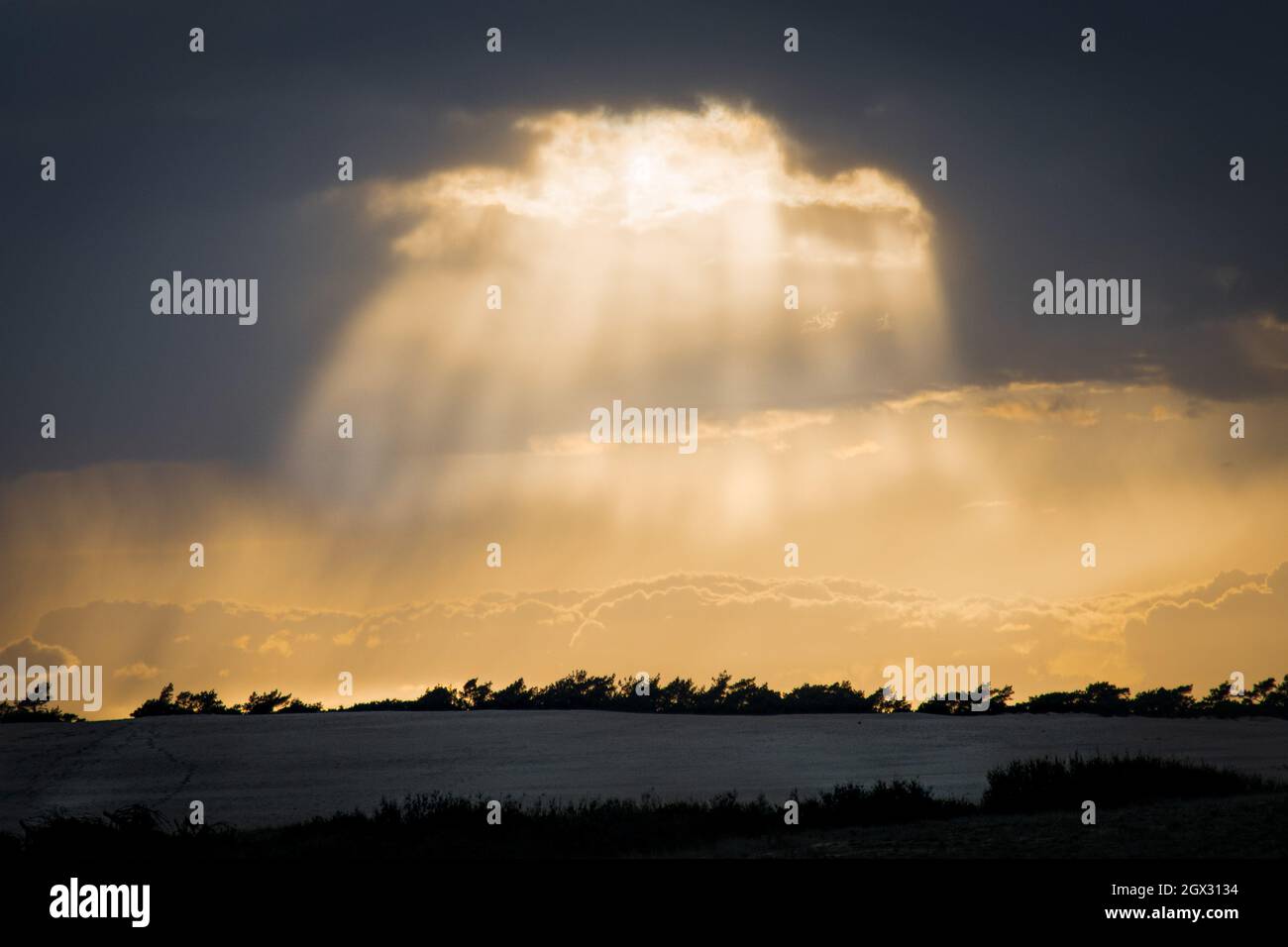 Sunlight Piercing Through Clouds High Resolution Stock Photography and ...