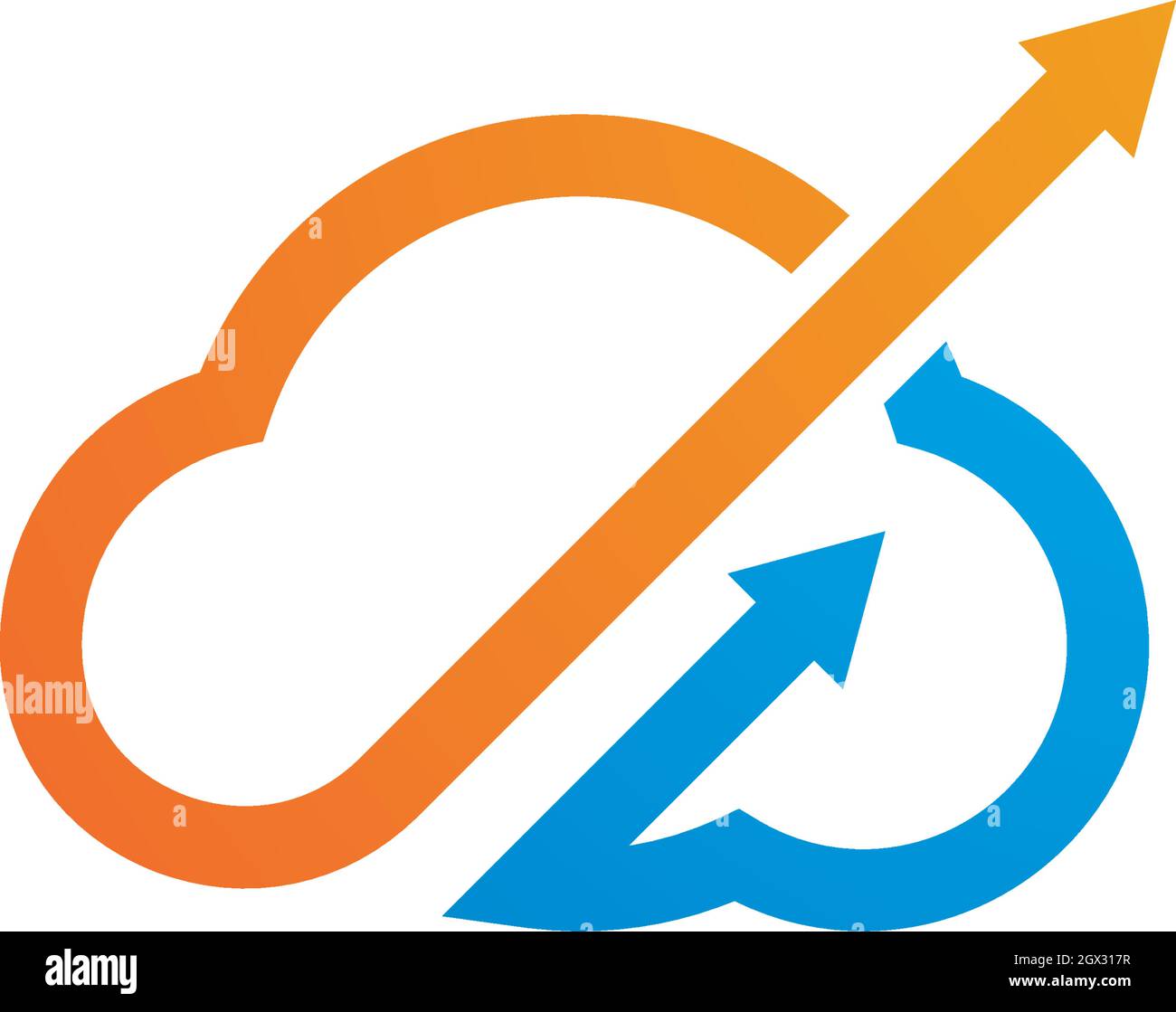 cloud vector logo template design vector Stock Vector Image & Art - Alamy