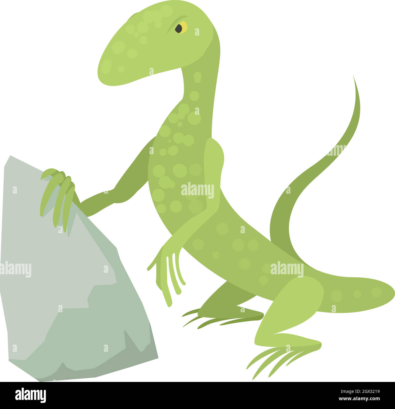 Standing lizard icon, cartoon style Stock Vector Image & Art - Alamy