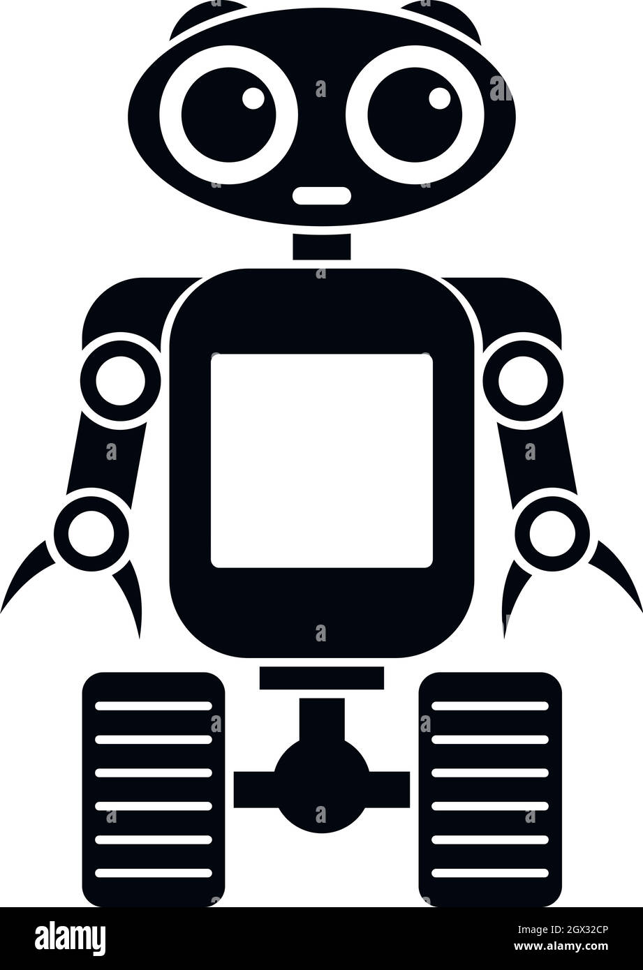 Robotic arm on industrial Stock Vector Images - Alamy