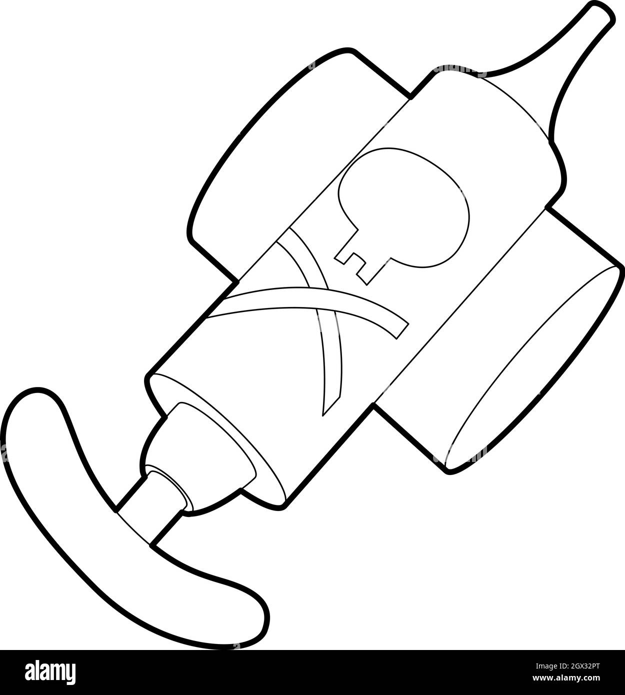 Hand insecticide spray icon, outline style Stock Vector Image & Art - Alamy