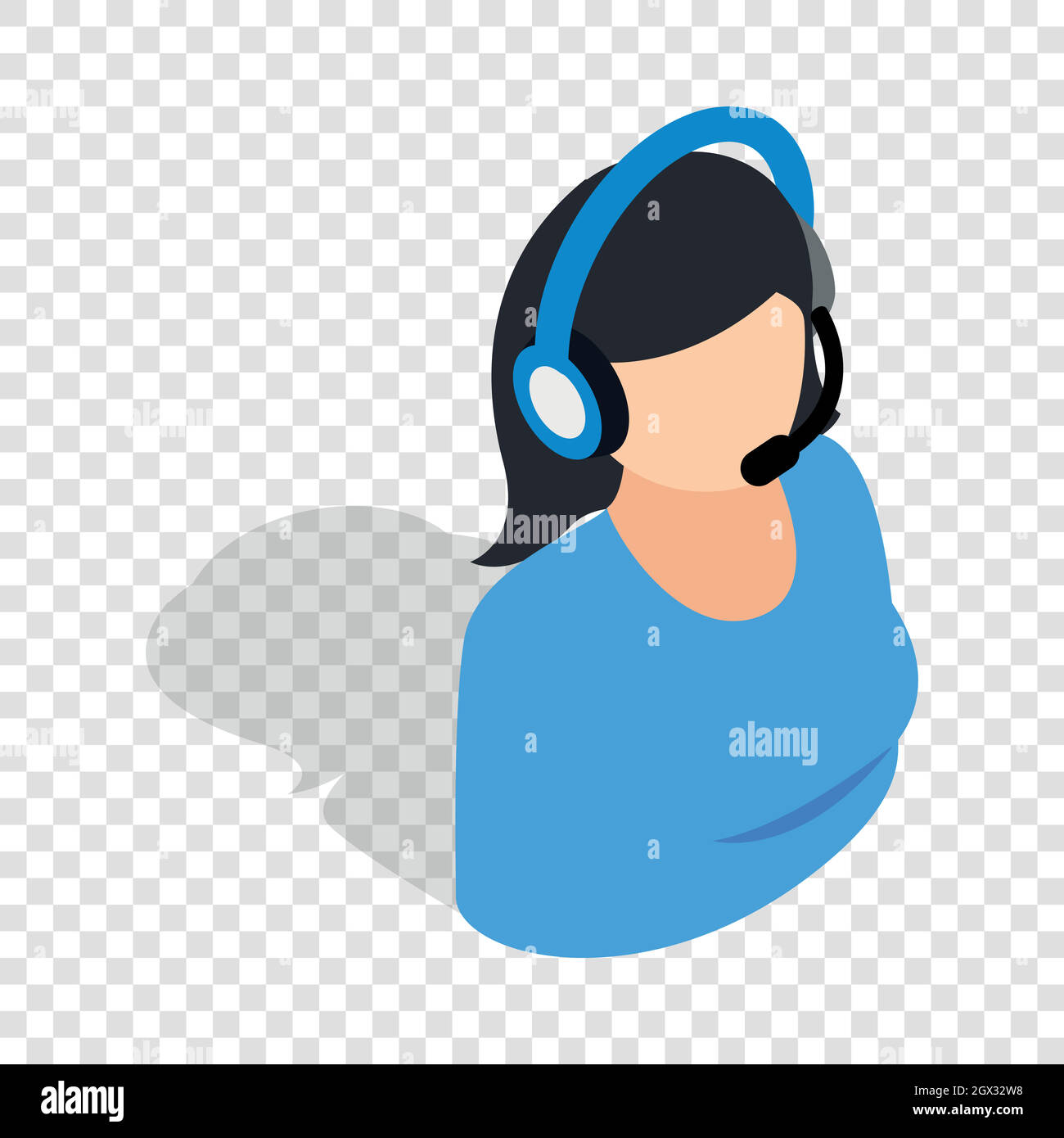 Female consultant isometric icon Stock Vector Image & Art - Alamy