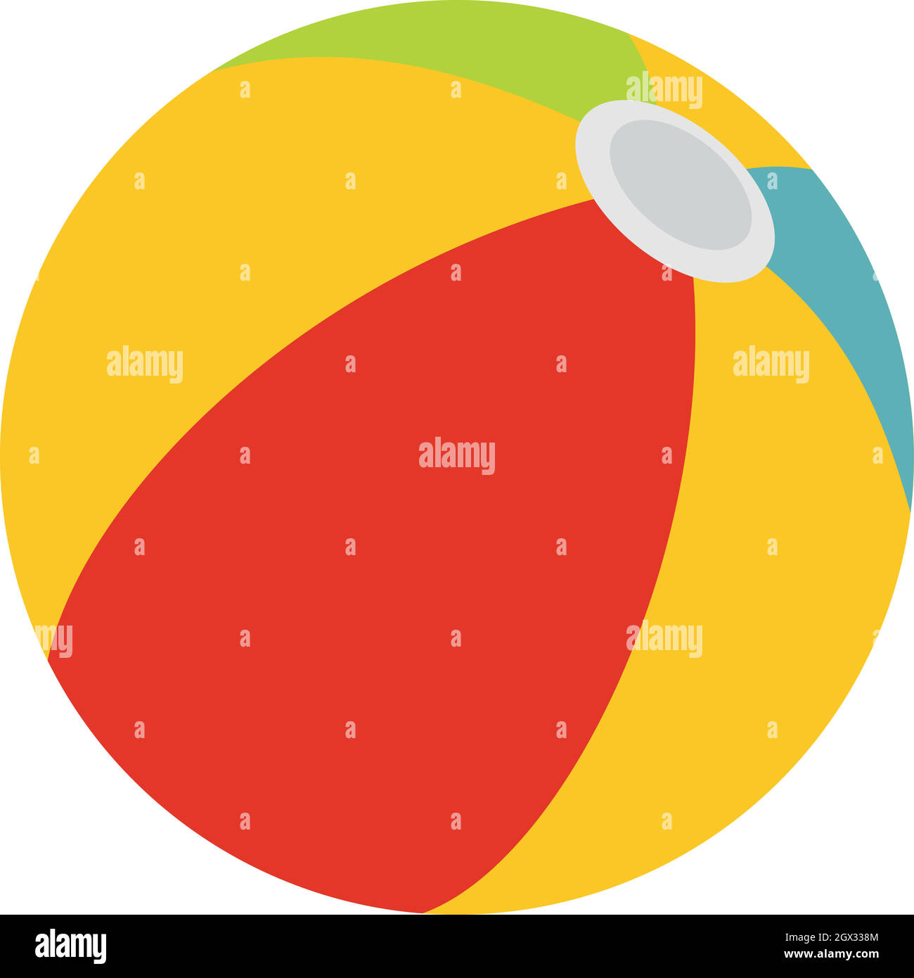 Blue yellow beach rubber Stock Vector Images - Alamy