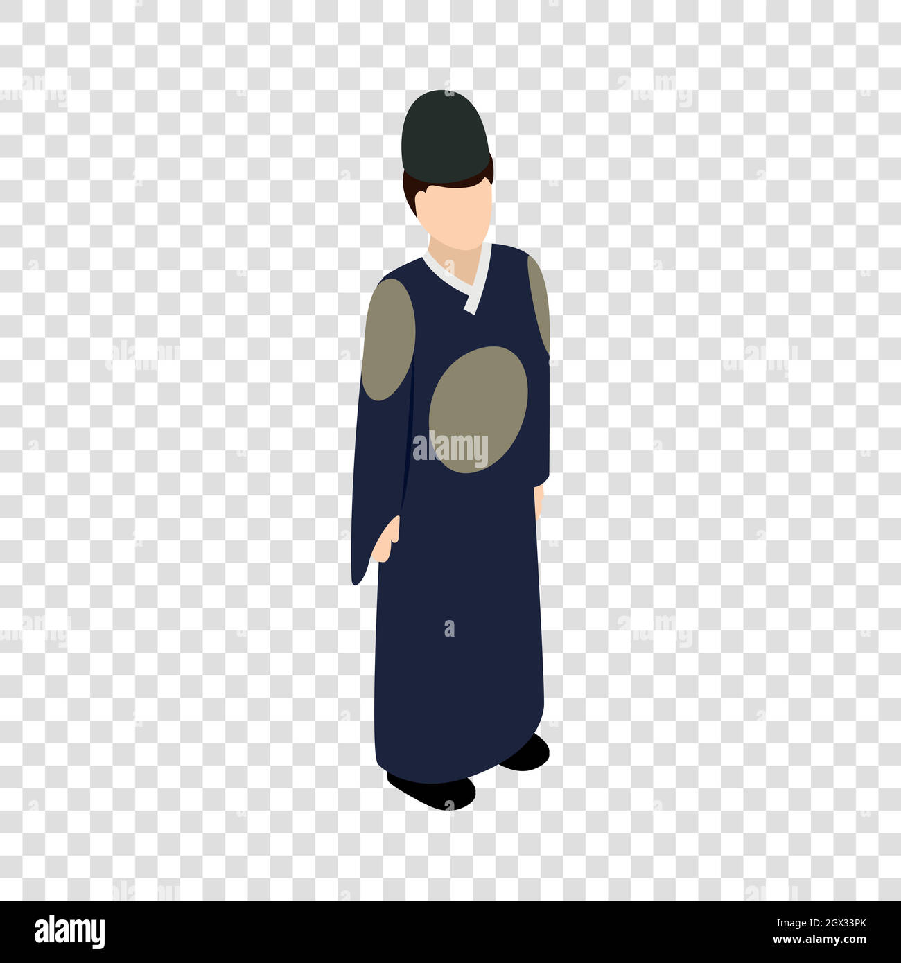 Male korean isometric icon Stock Vector Image & Art - Alamy