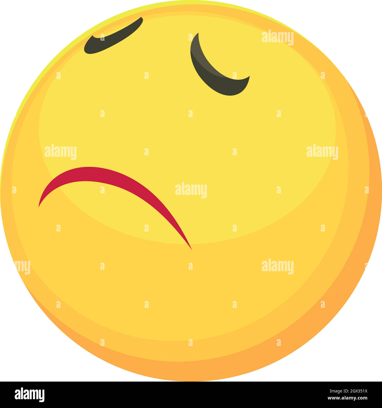 Sorry smiley icon, cartoon style Stock Vector Image & Art - Alamy