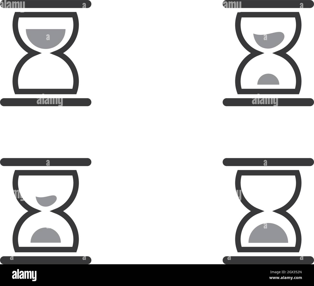 Hourglass template Stock Vector Images - Alamy