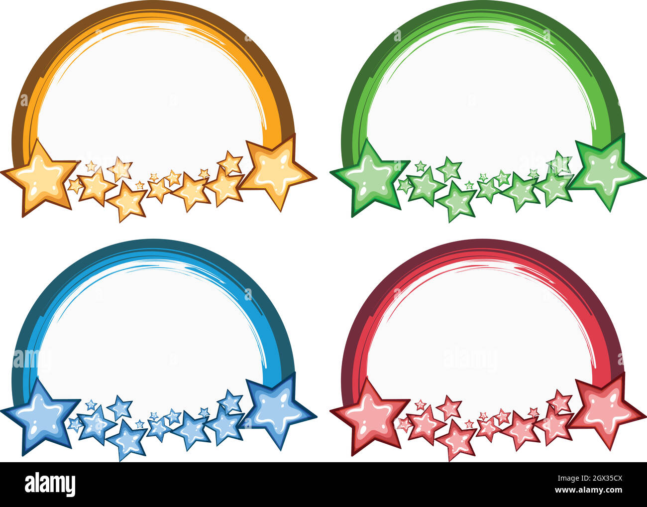 Circle of stars logo Stock Vector Images - Alamy