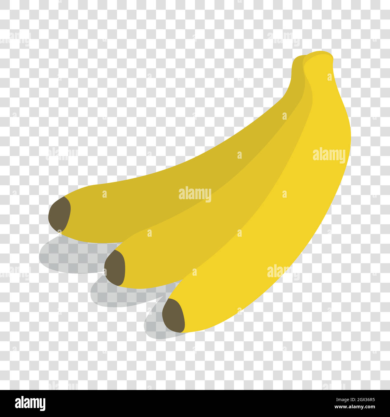 Bunch of bananas isometric icon Stock Vector Image & Art - Alamy