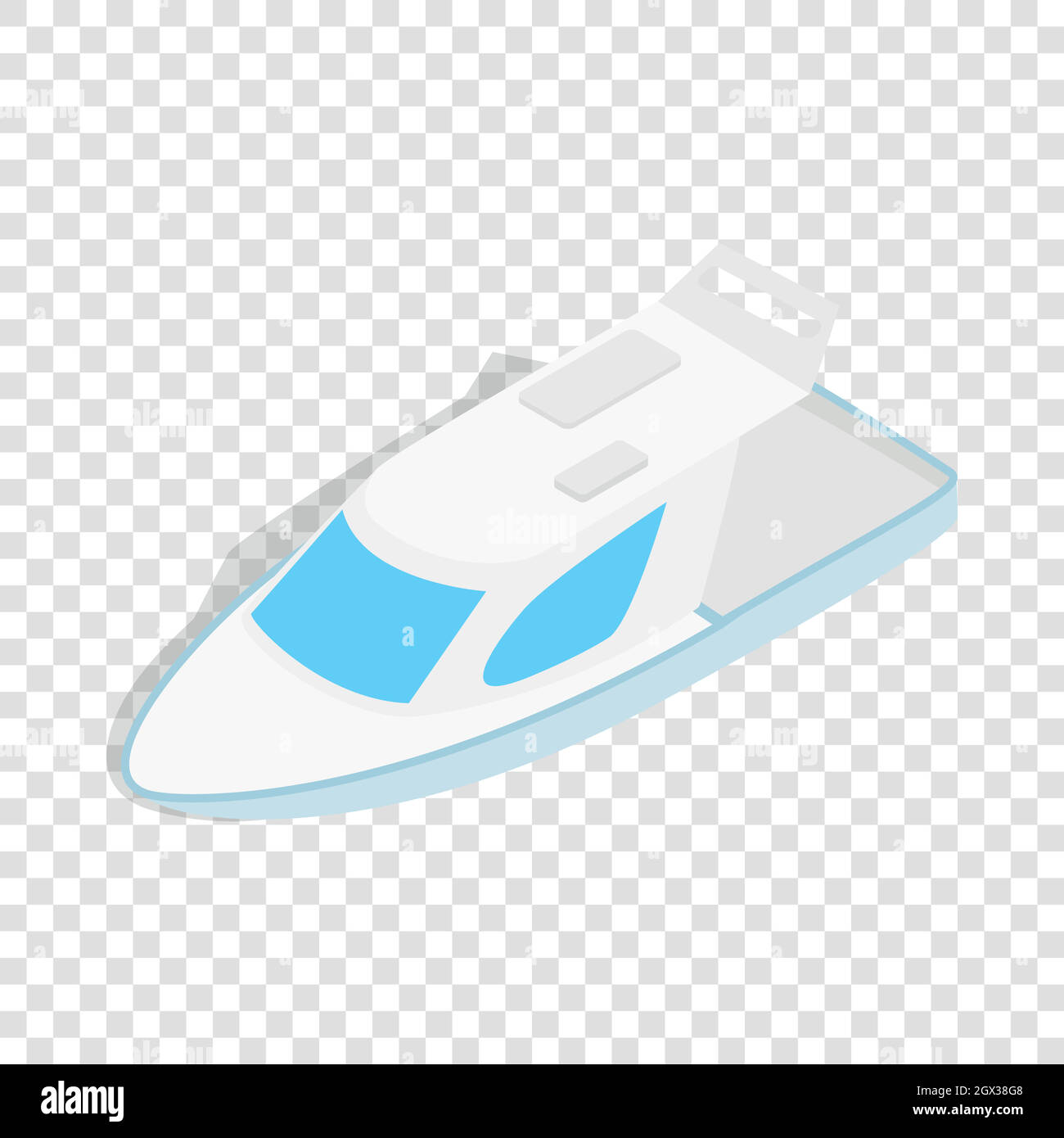 Speed boat isometric icon Stock Vector Image & Art - Alamy