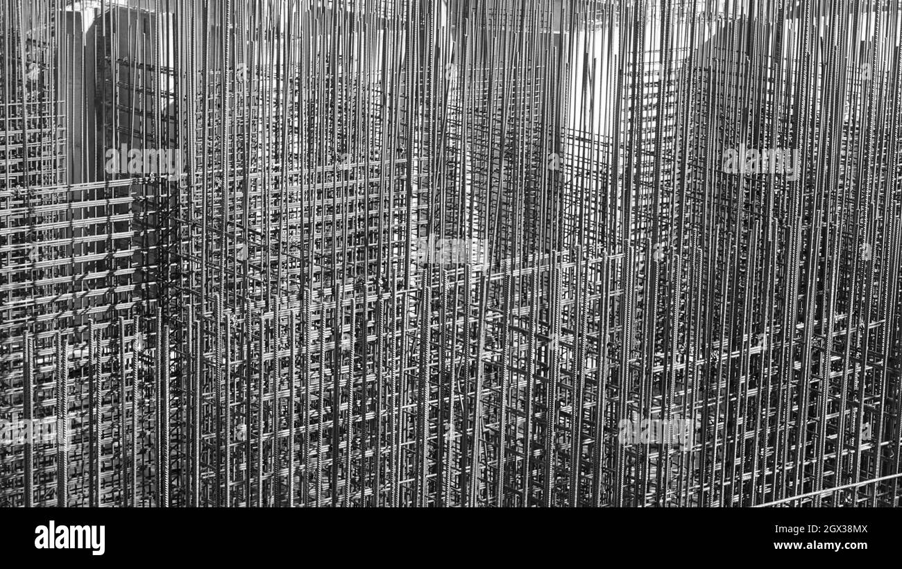 Boundary wall construction Black and White Stock Photos & Images - Alamy