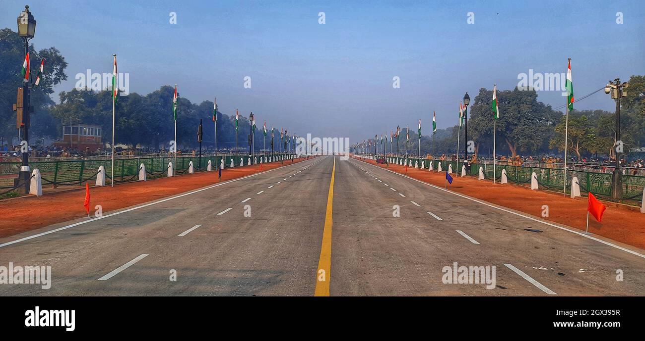 The Path Where Daredevils March On Republic Day Of India. The Mighty ...