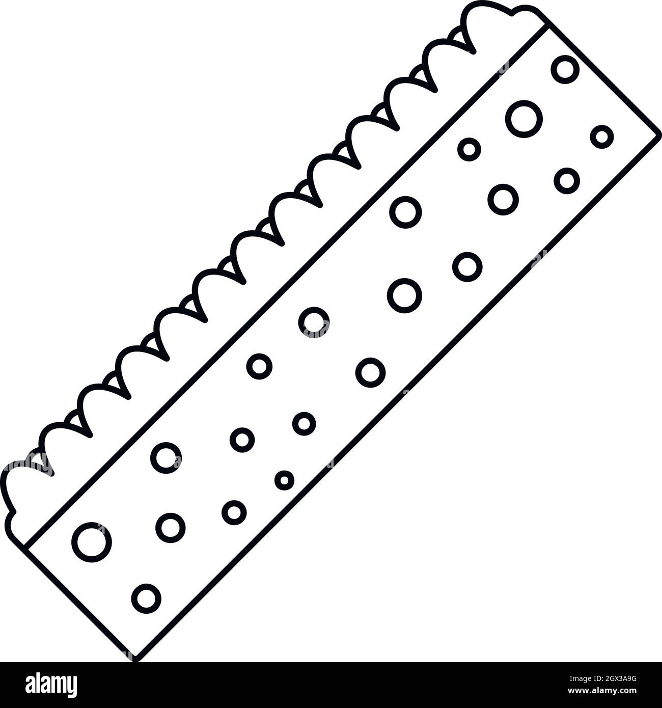 Home care icon outline Cut Out Stock Images & Pictures - Alamy