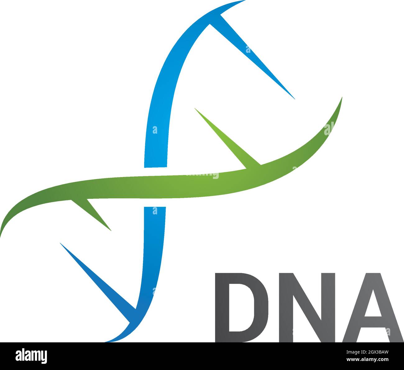 DNA logo vector icon template Stock Vector Image & Art - Alamy