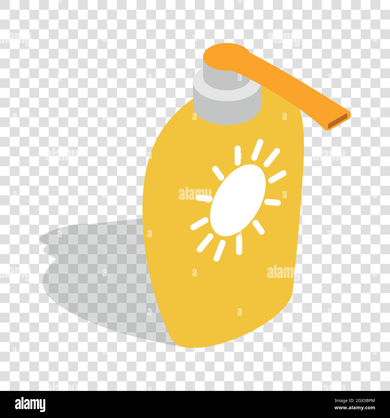 Cream bottle icon vector Stock Vector Images - Alamy