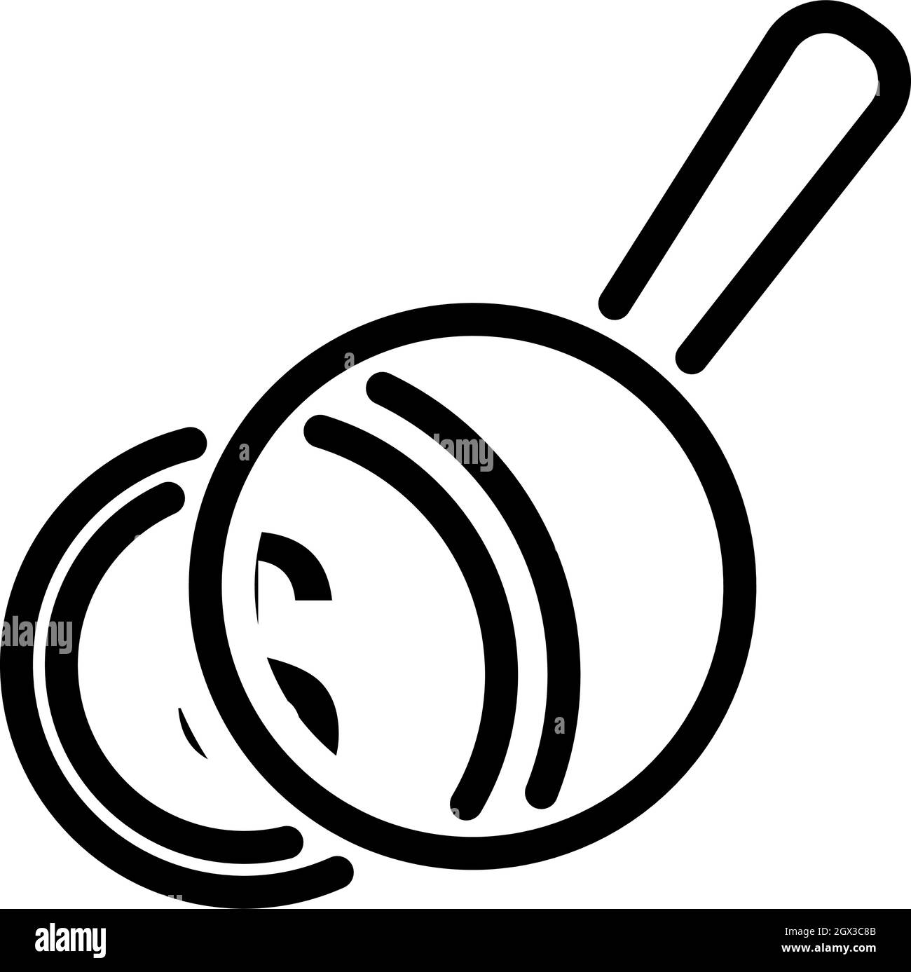 Finance gold economy magnifying Stock Vector Images - Alamy