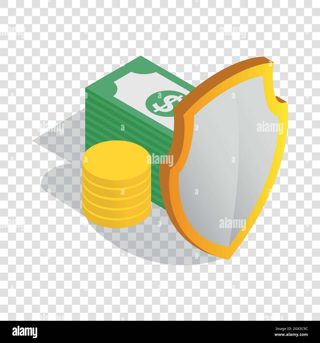 Money savings isometric icon Stock Vector Image & Art - Alamy