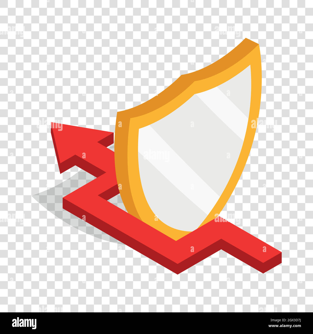 Protection security attack icon Stock Vector Images - Alamy