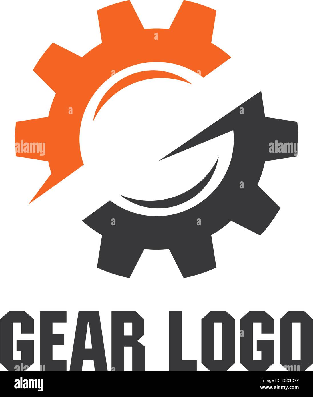 G gear logo Stock Vector Images - Alamy