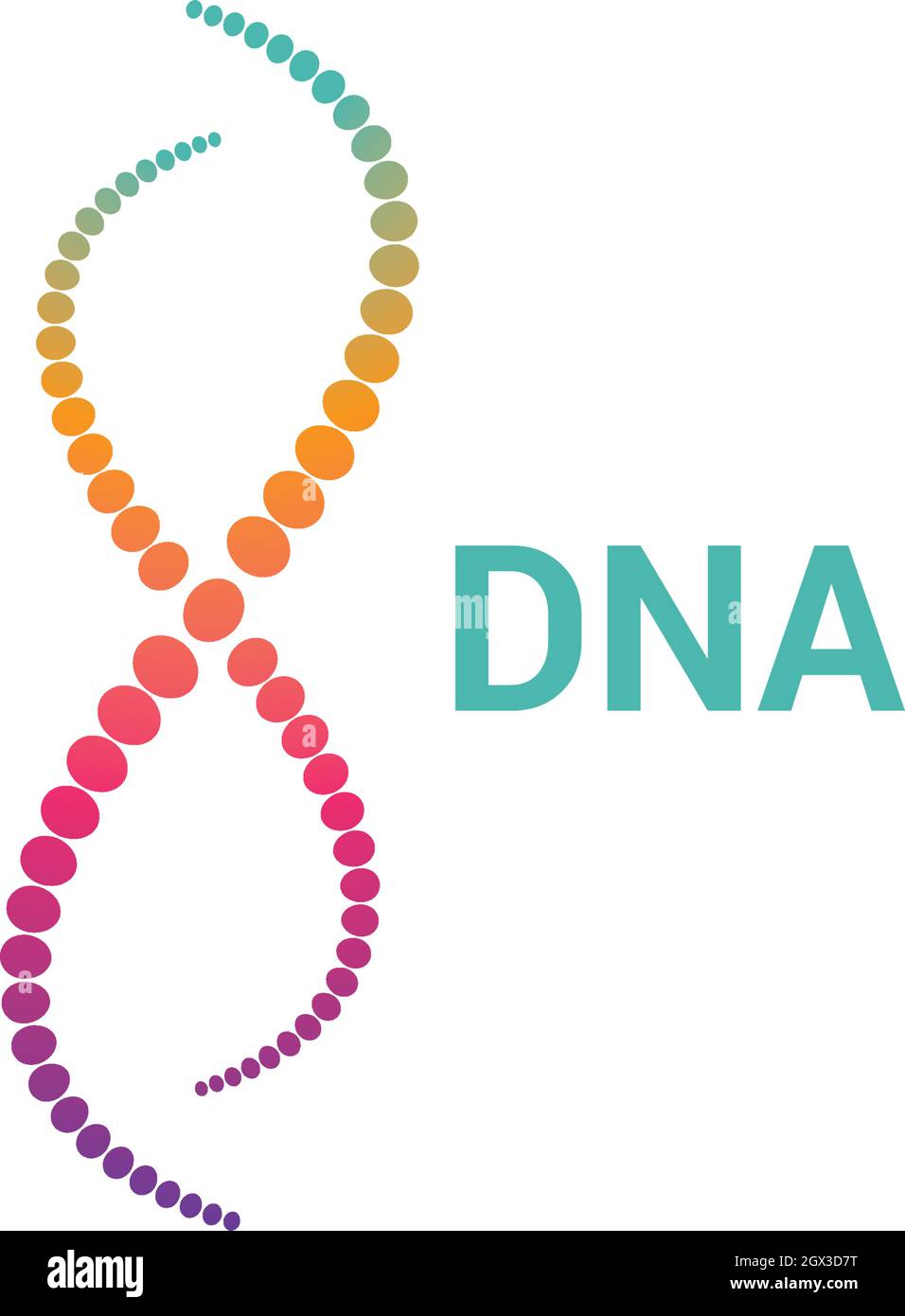 DNA logo vector icon template Stock Vector Image & Art - Alamy