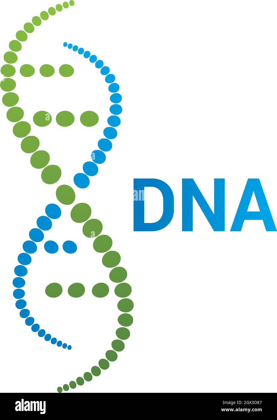 DNA logo vector icon template Stock Vector Image & Art - Alamy