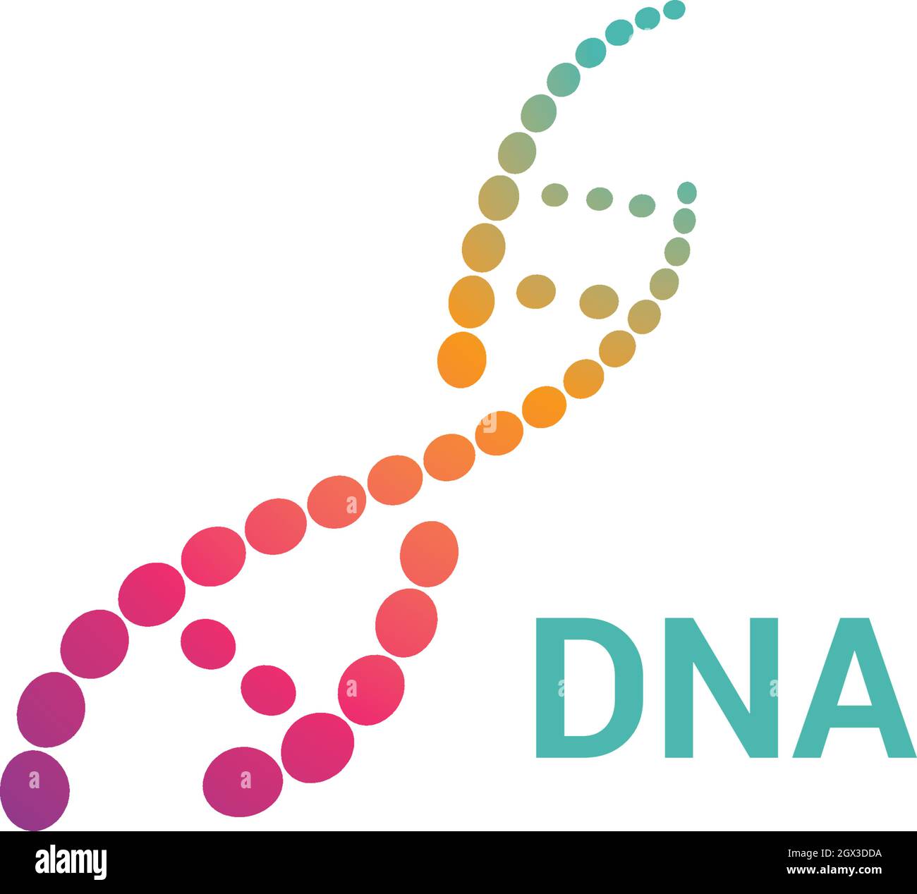 DNA logo vector icon template Stock Vector Image & Art - Alamy