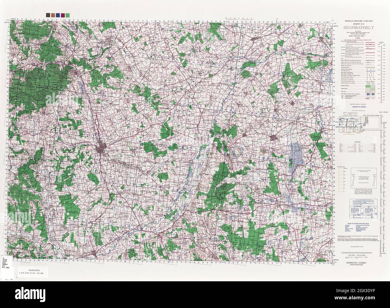 Szombathely area map hi-res stock photography and images - Alamy