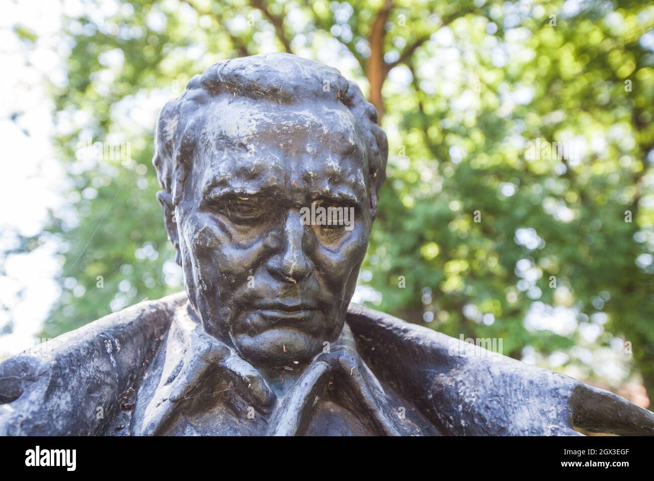 Josip Broz Tito, bronze statuary at the museum park, Museum of ...