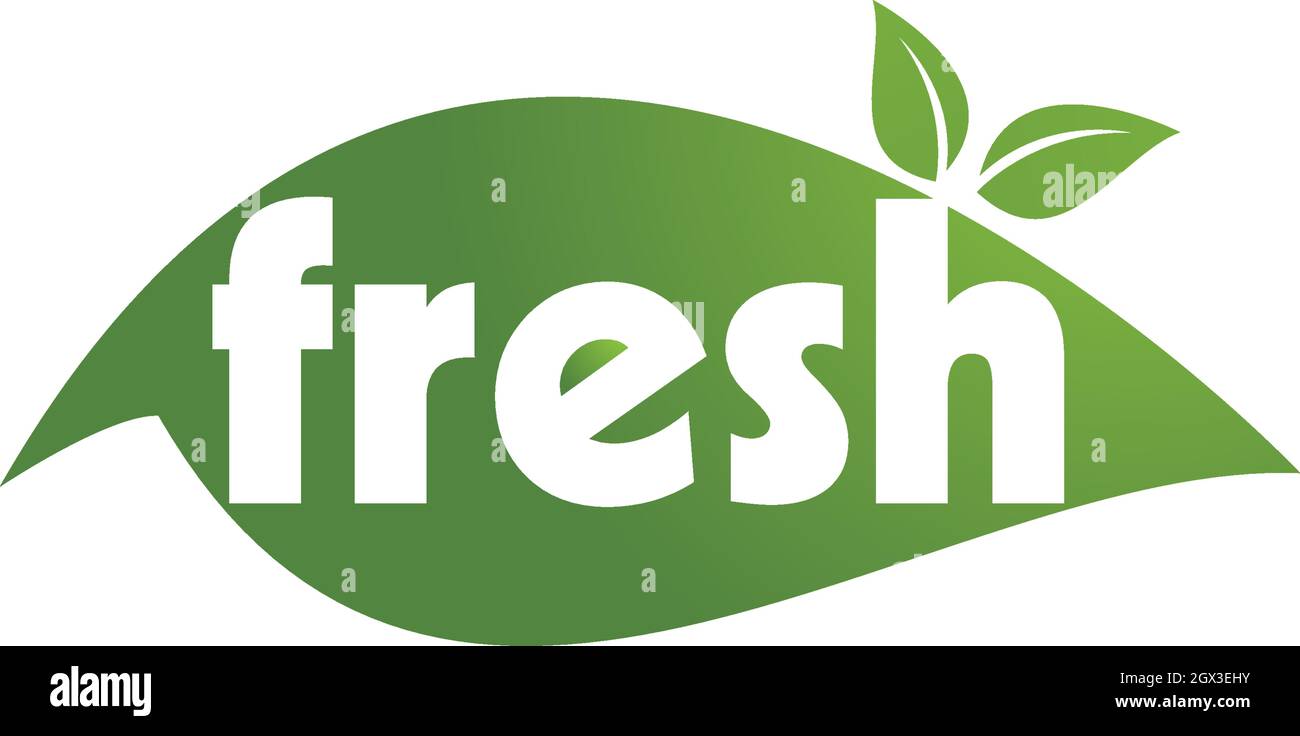 Fresh logo vector icon template Stock Vector Image & Art - Alamy