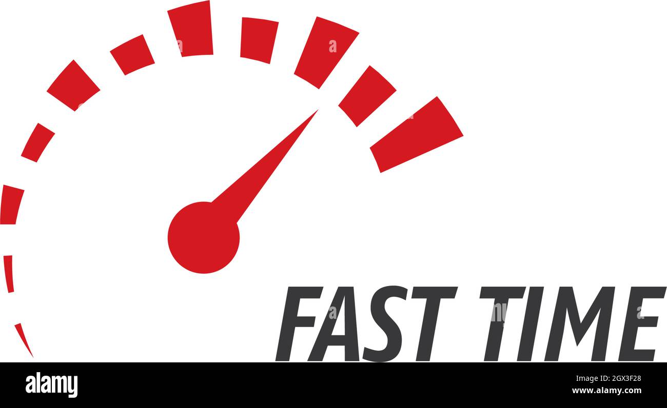 Fast Time logo vector template Stock Vector Image & Art - Alamy