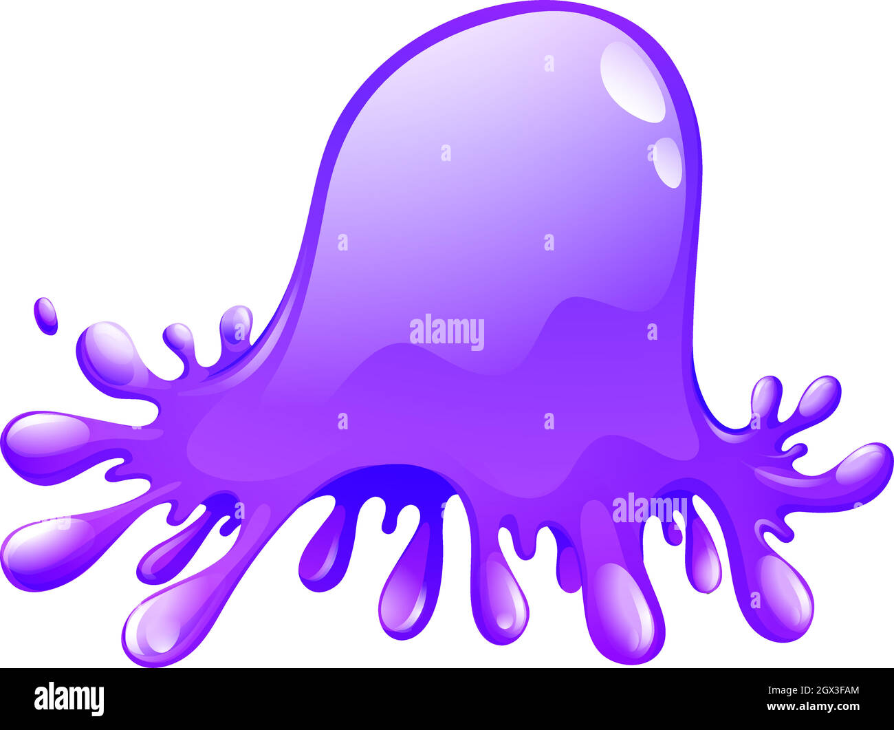 Purple color splash hi-res stock photography and images - Alamy