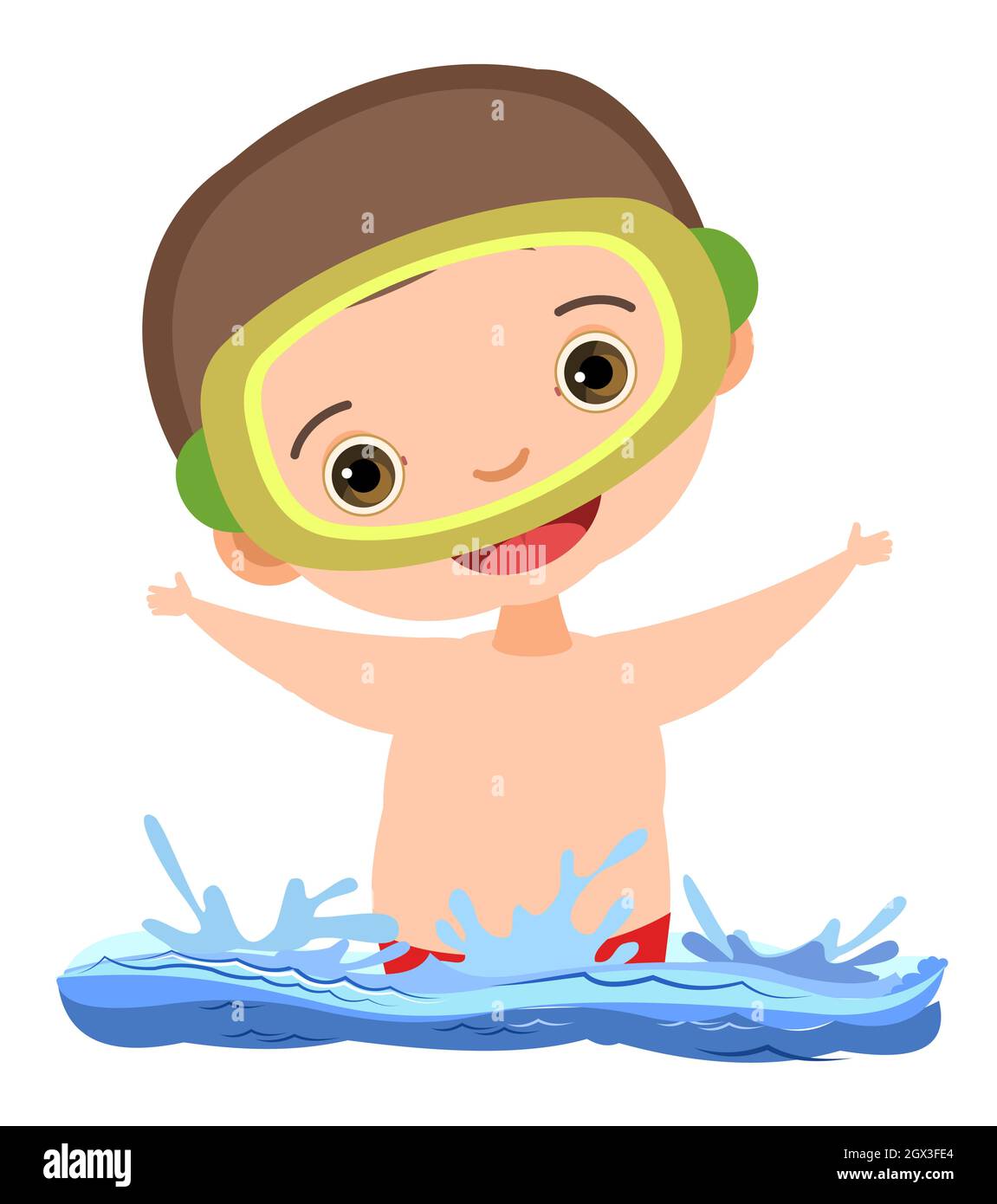 Person underwater in pool Stock Vector Images - Alamy