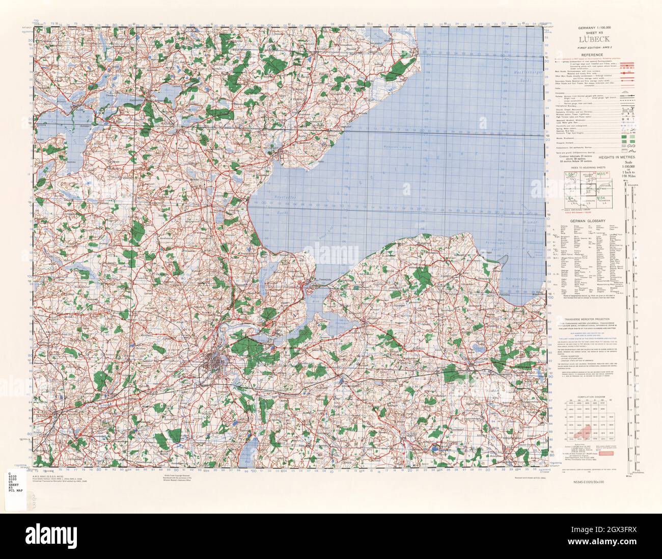 Luebeck europe map 1944 hi-res stock photography and images - Alamy