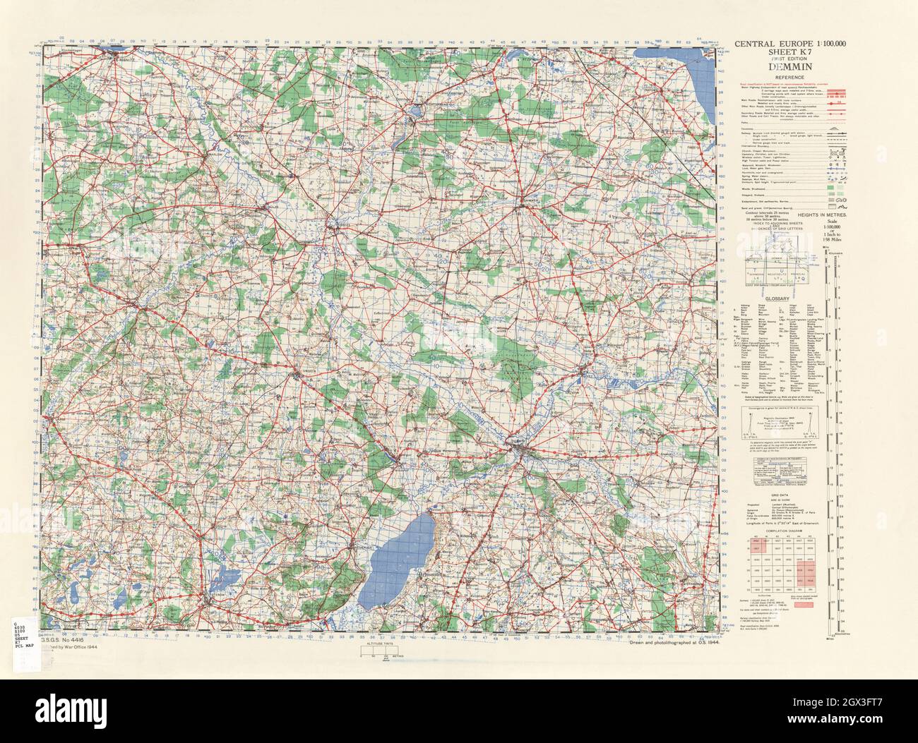 Demmin map hi-res stock photography and images - Alamy
