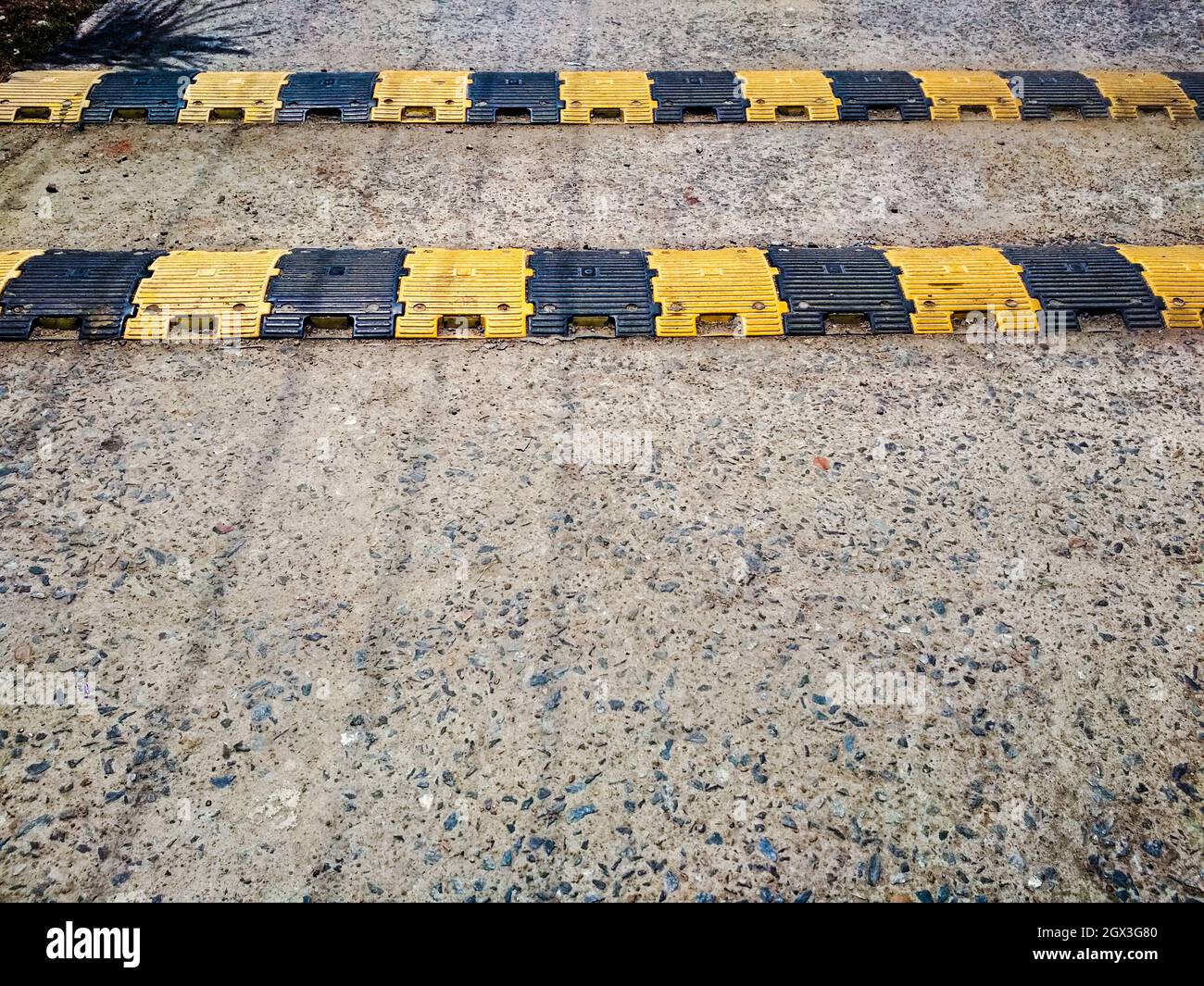 Road speed breaker hi-res stock photography and images - Alamy