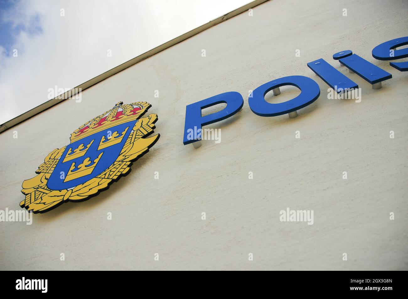 Swedish police sign hi-res stock photography and images - Alamy
