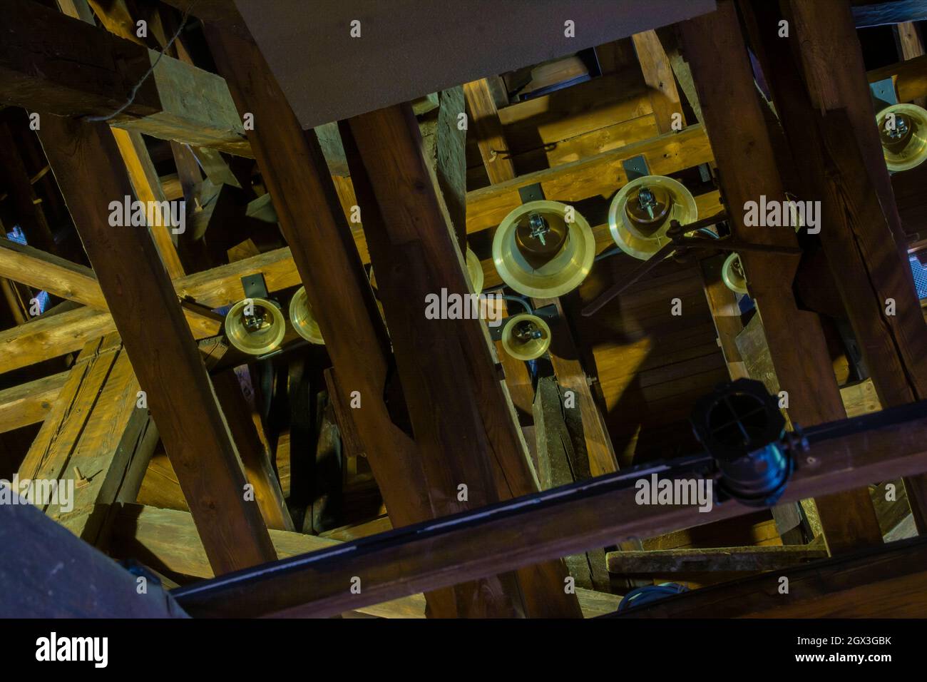Old black iron bell hi-res stock photography and images - Alamy