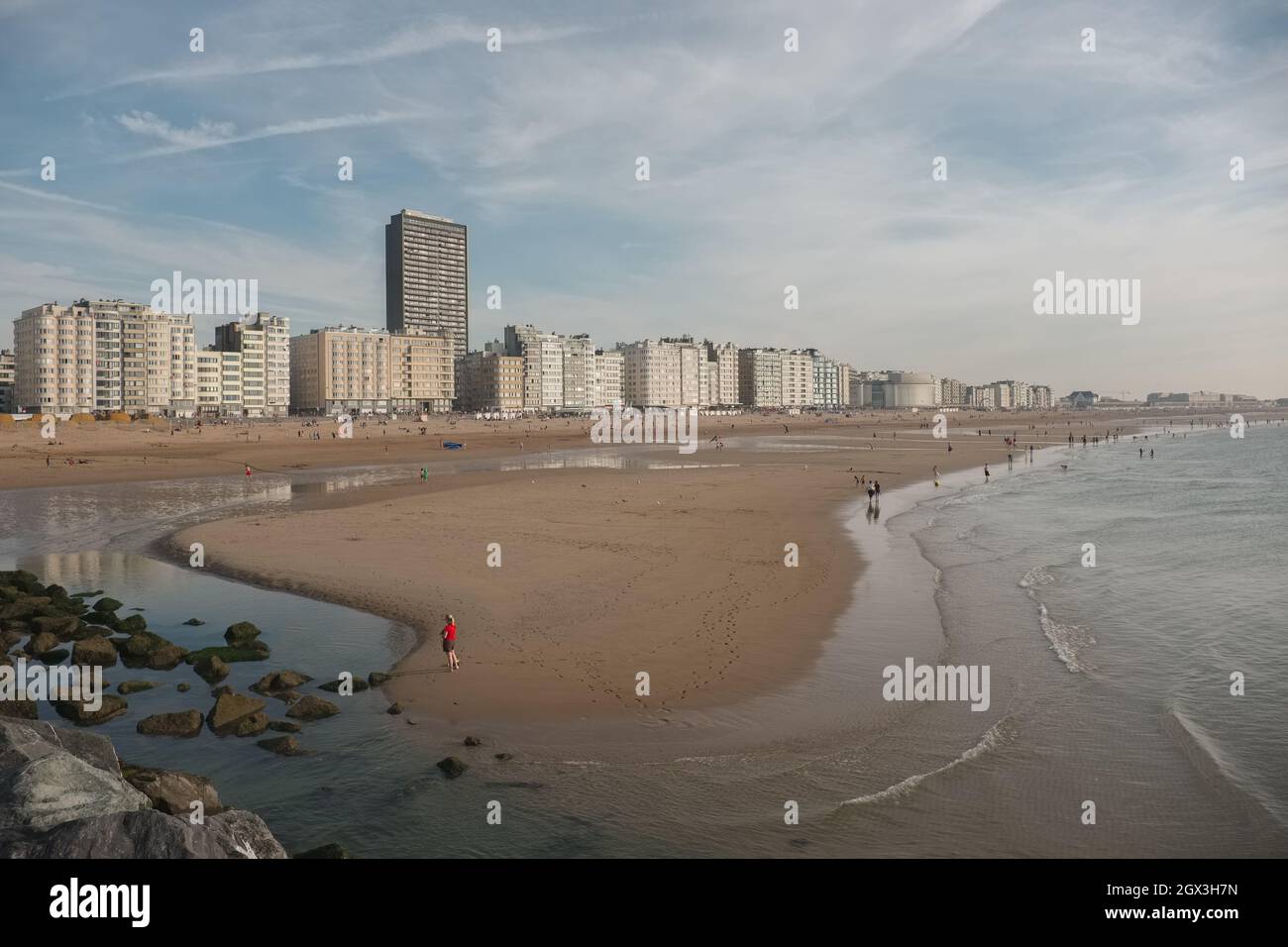 Oostende beach north sea coast hi-res stock photography and images - Alamy