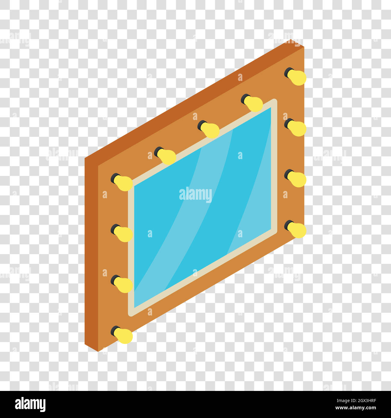 3d light bulb golden Stock Vector Images - Alamy