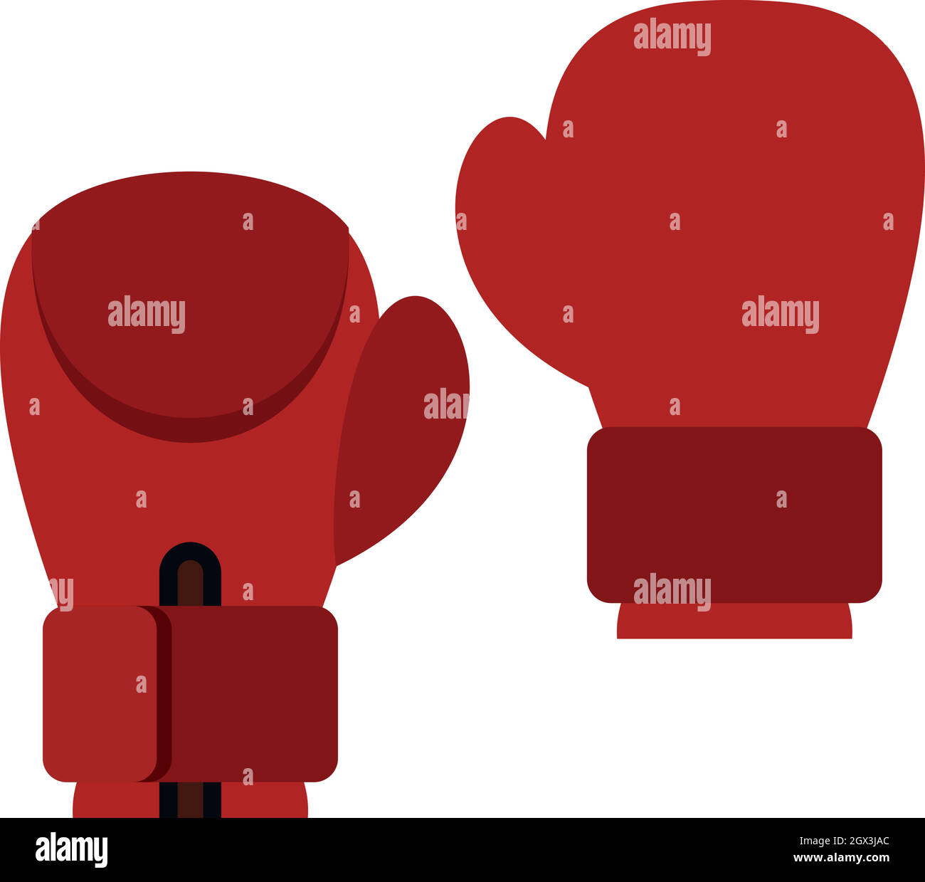 Two boxer boxing gloves Stock Vector Images - Alamy