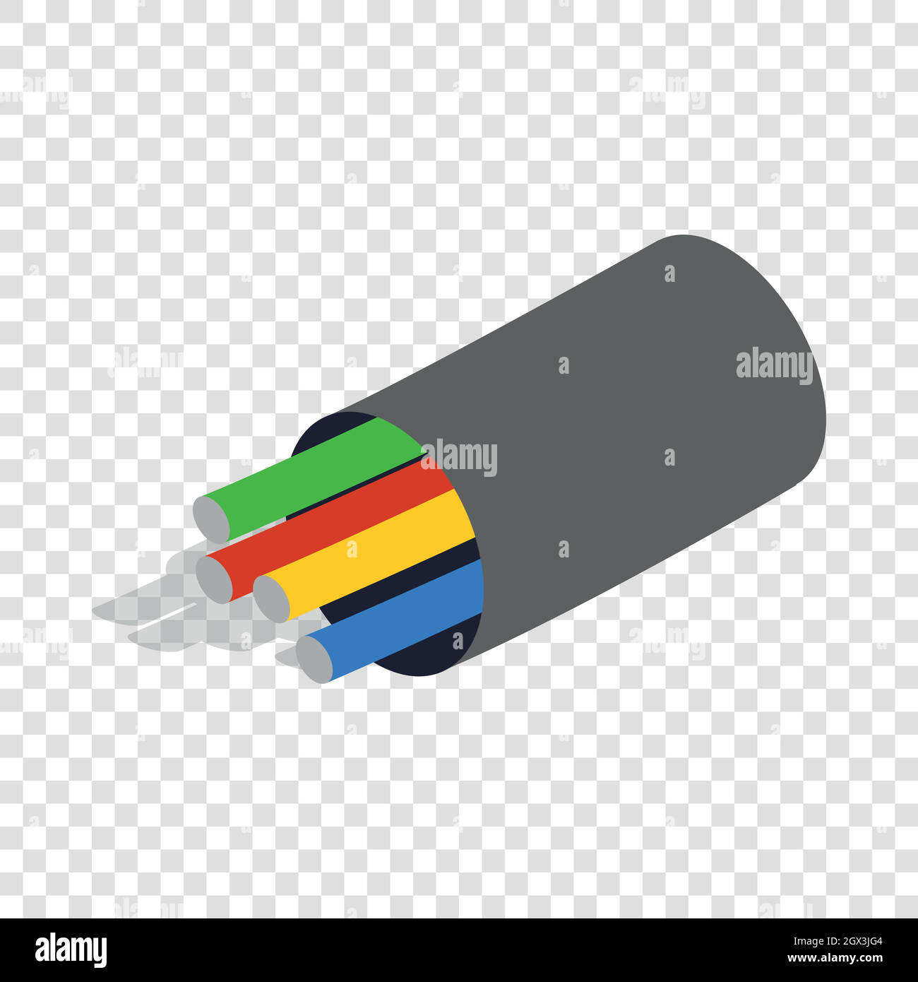 Electric wire insulation Stock Vector Images - Alamy