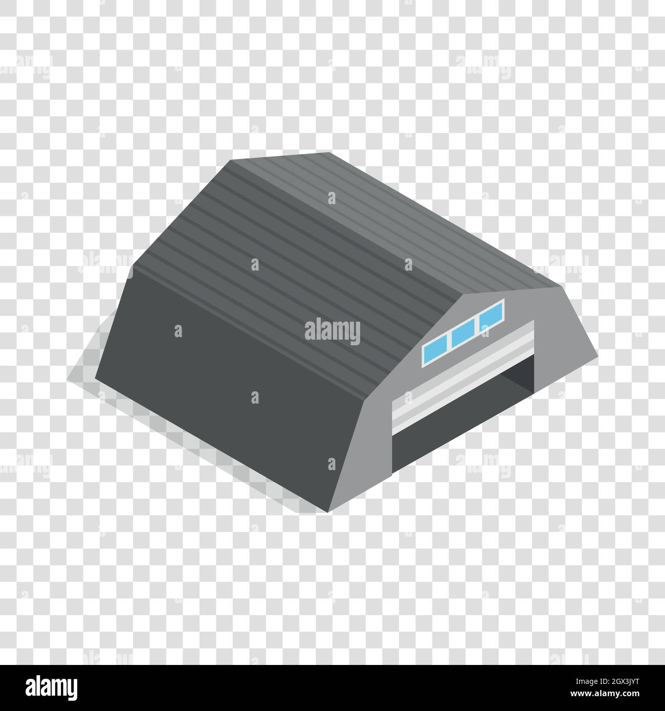 Hangar isometric icon Stock Vector Image & Art - Alamy