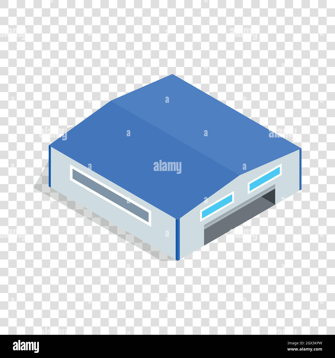 Hangar isometric icon Stock Vector Image & Art - Alamy