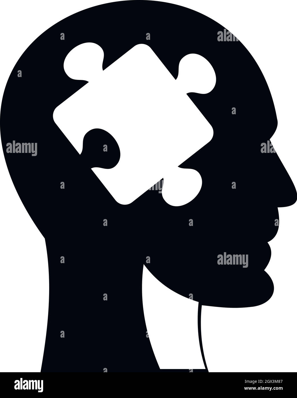 Puzzle head hi-res stock photography and images - Alamy