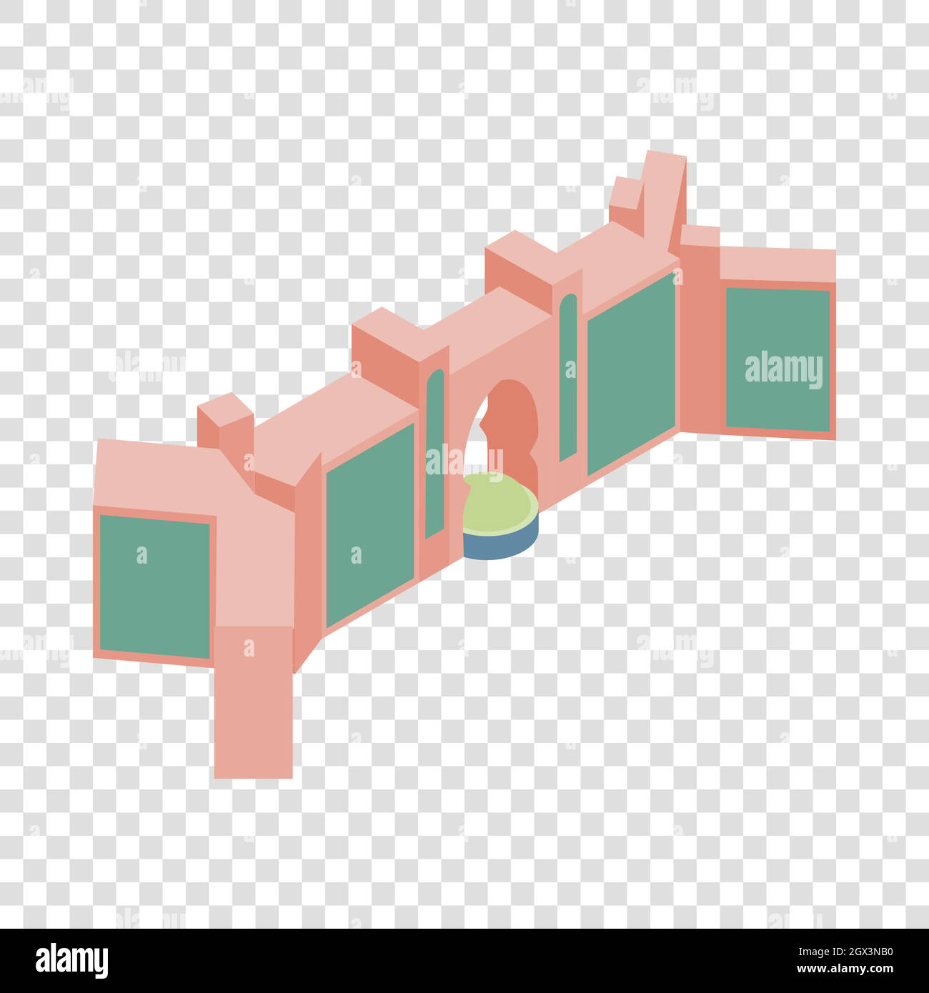 Gate in Dubai isometric icon Stock Vector Image & Art - Alamy