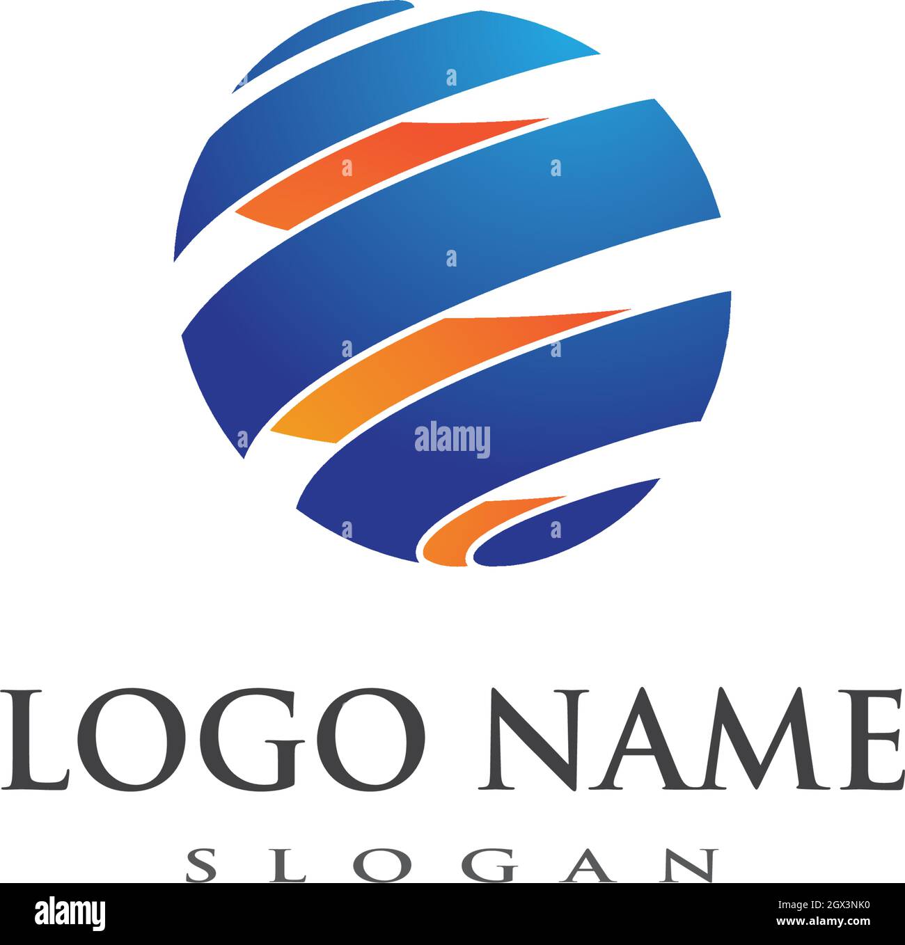 Business logo vector template hi-res stock photography and images - Alamy