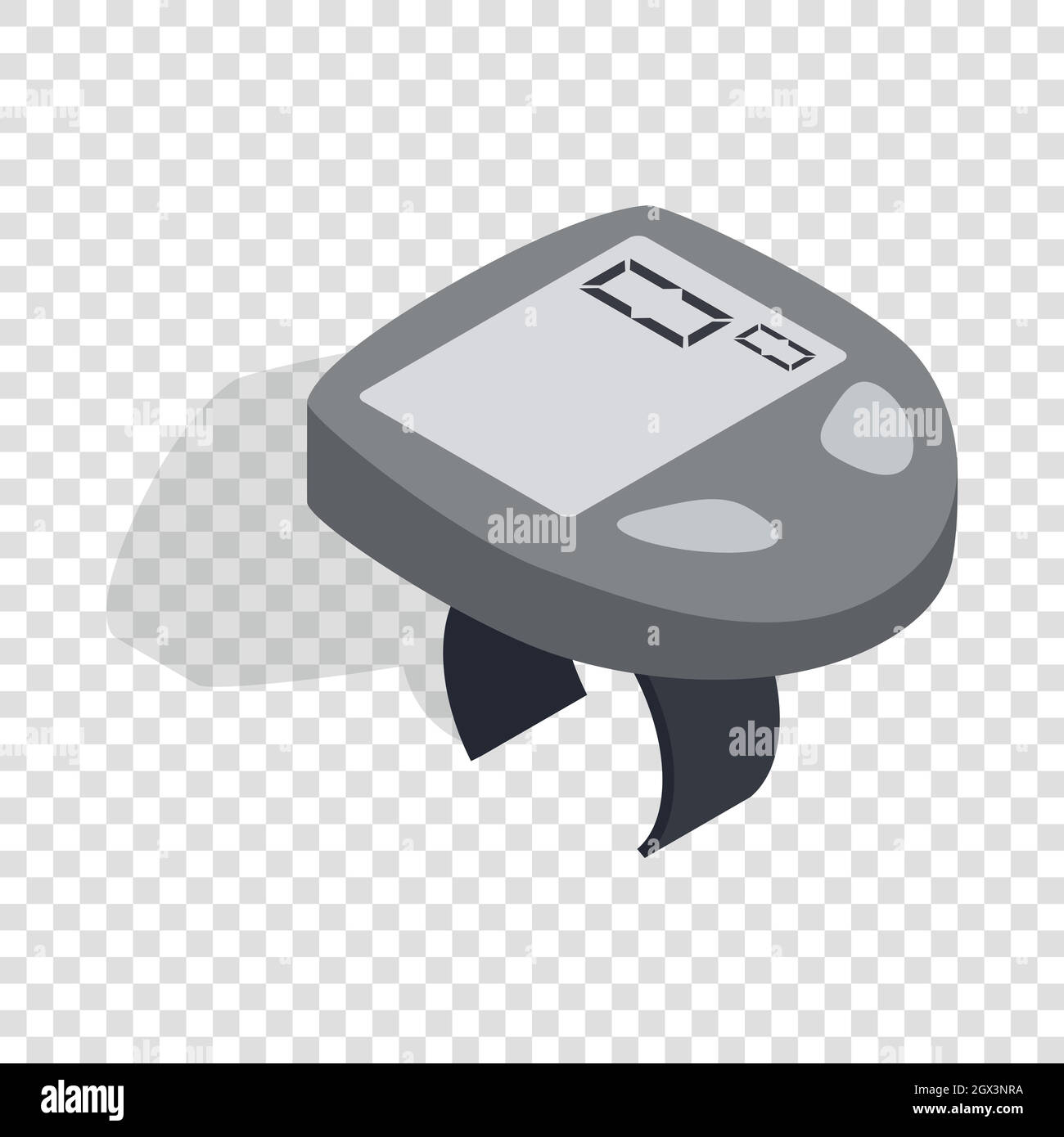 Bicycle speedometer computer isometric icon Stock Vector Image & Art ...